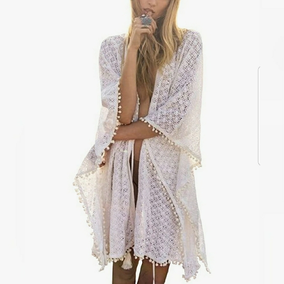 Swim | Cover Ups Kaftan Dress Long Flowy Beachwear | Poshmark